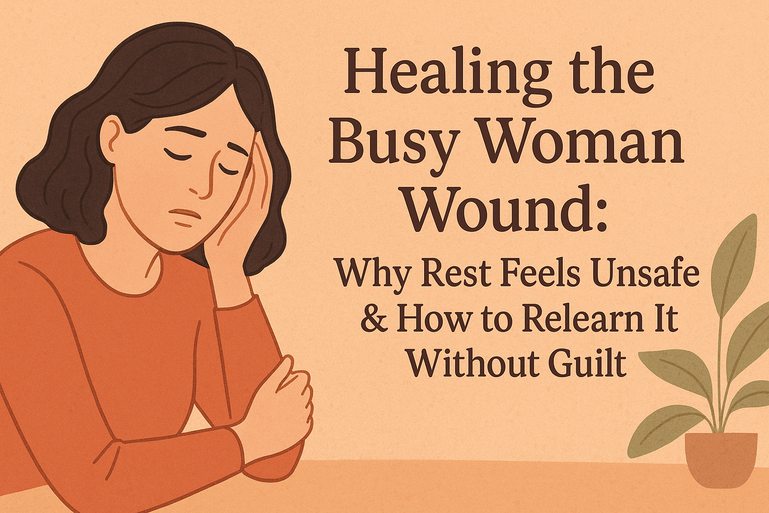 Healing the Busy Woman Wound: Why Rest Feels Unsafe & How to Relearn It ...